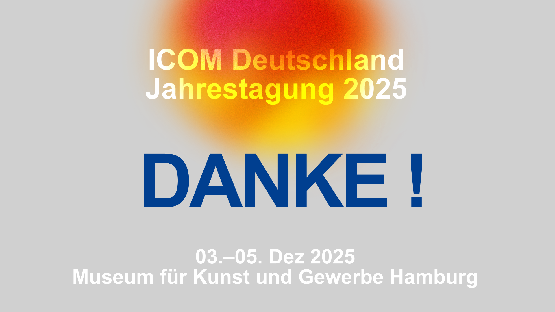 ICOM Deutschland Jahrestagung 2025 – ICOM Deutschland